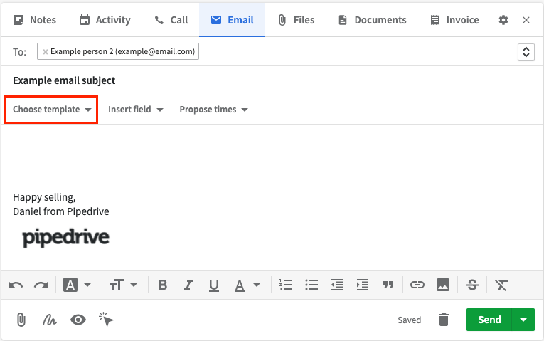 Email Templates Knowledge Base Pipedrive
